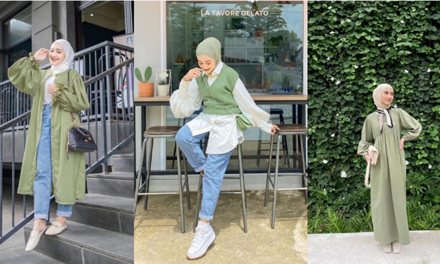 ootdsimple.com - Inspirasi Outfit Hijau Pastel Untuk Perpaduan Outfit